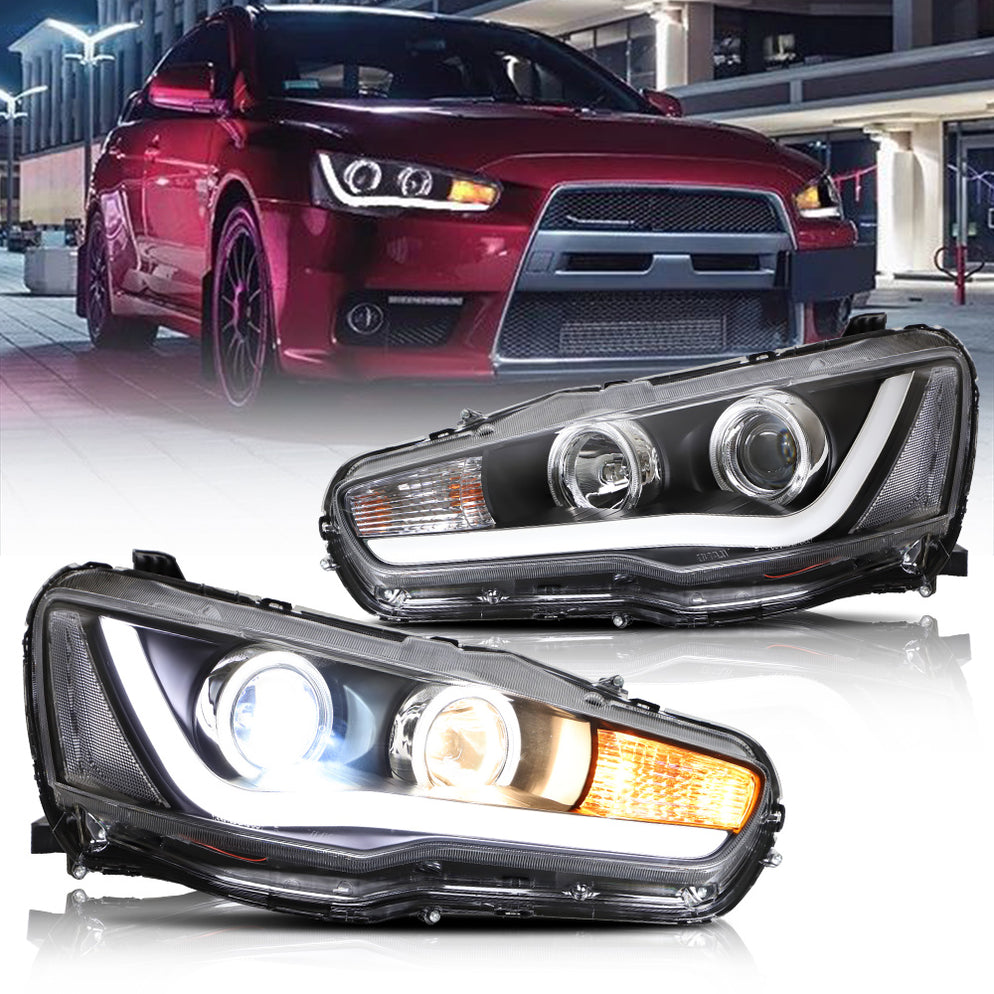 VLAND Headlights For Mitsubishi Lancer EVO X 2008-2018