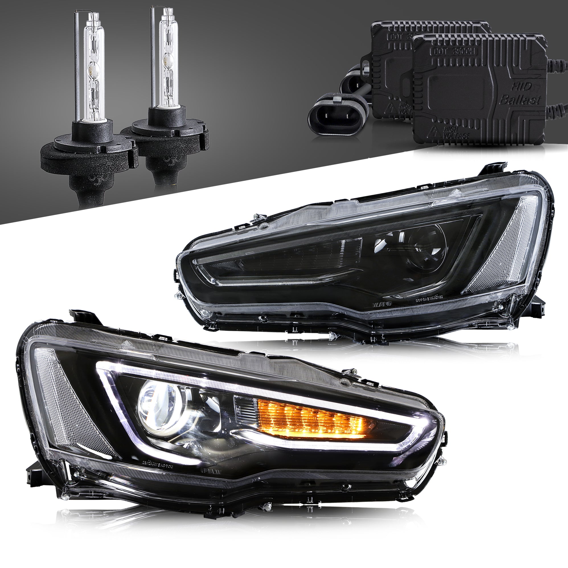 Evo X Vland Headlights