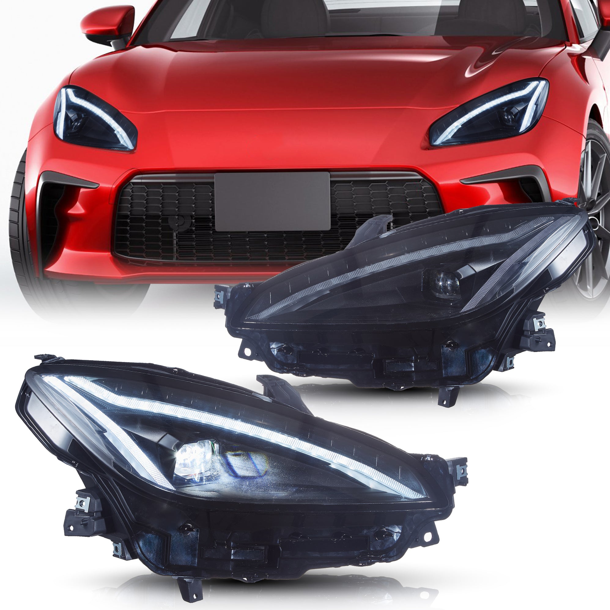 VLAND LED Headlights For Toyota GR86 / Subaru BRZ 2021-2024 ZD8 2n Gen