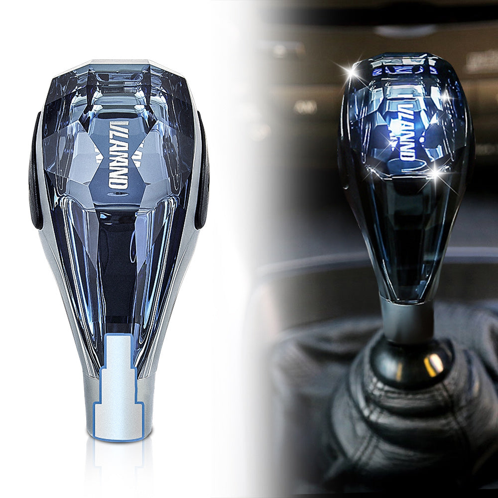 VLAND Universal Crystal Shift Knob Touch Activated LED RGB Lights Fit ...