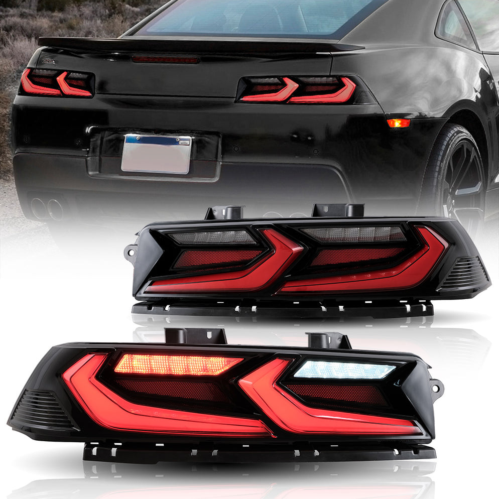 VLAND LED RGB Headlights and Taillights For Chevrolet Camaro 5th Gen ...