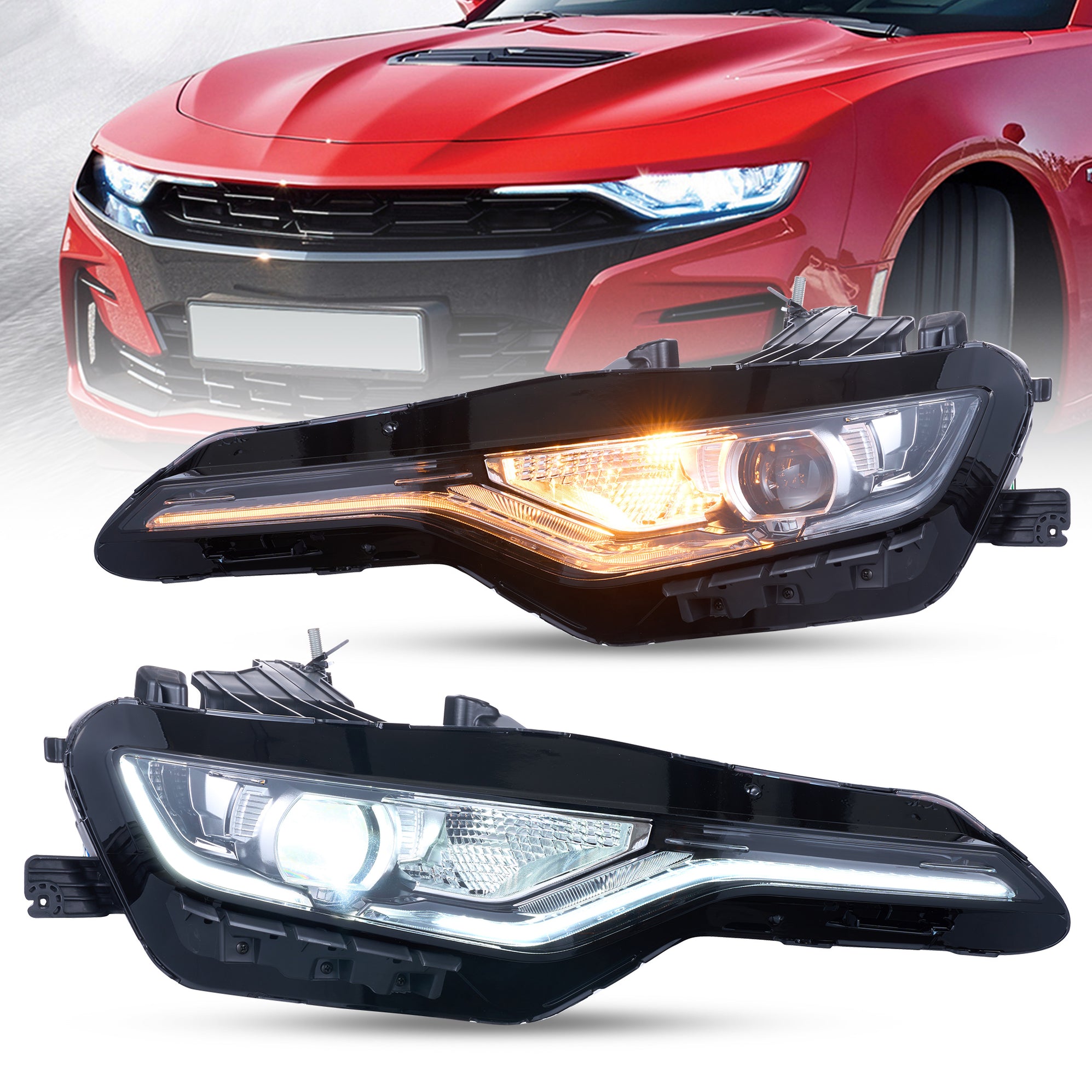 VLAND LED Headlights For Chevrolet Camaro RS/1SS/2SS 2019-2024