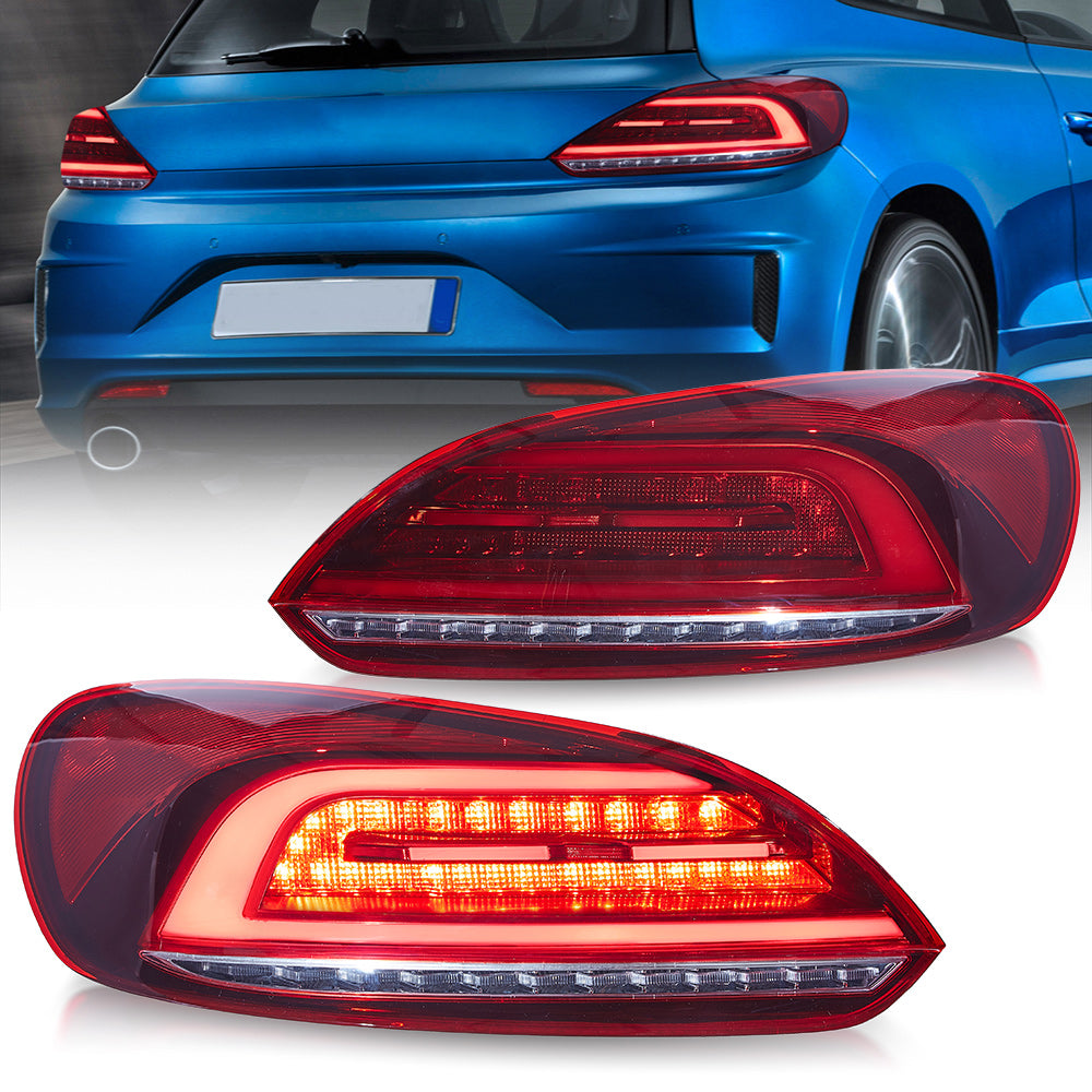 VLAND LED Tail Lights For Volkswagen Scirocco 3rd Gen 2009-2014 [E-MARK.]