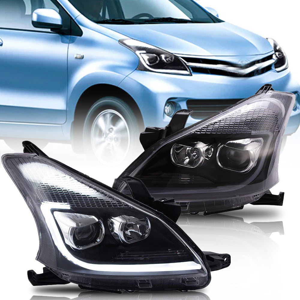 VLAND LED Projector Headlights For Toyota Avanza 2012-2015 2nd Gen F650 ...