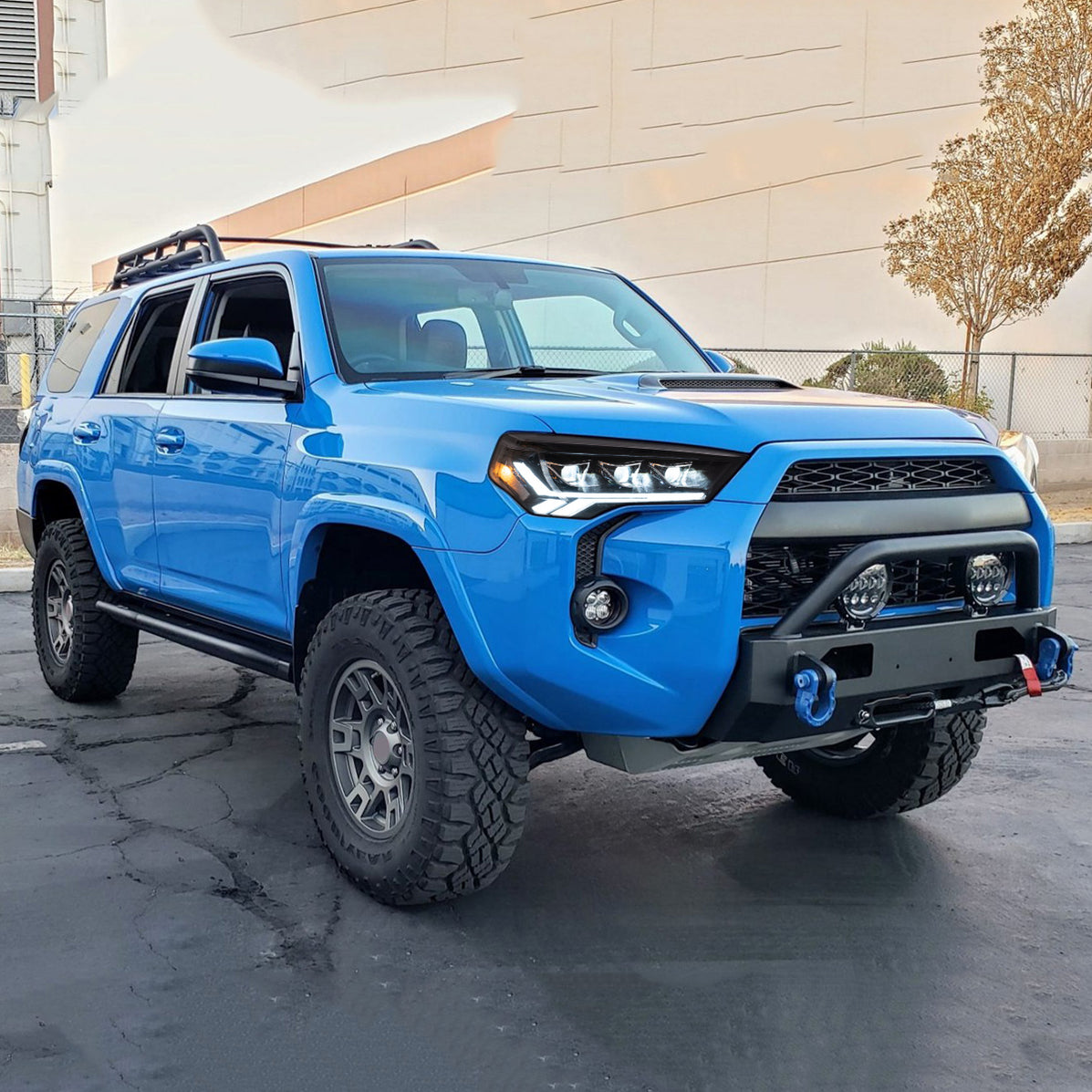 VLAND LED Reflector Headlights For Toyota 4Runner 2014-2023 [DOT.]