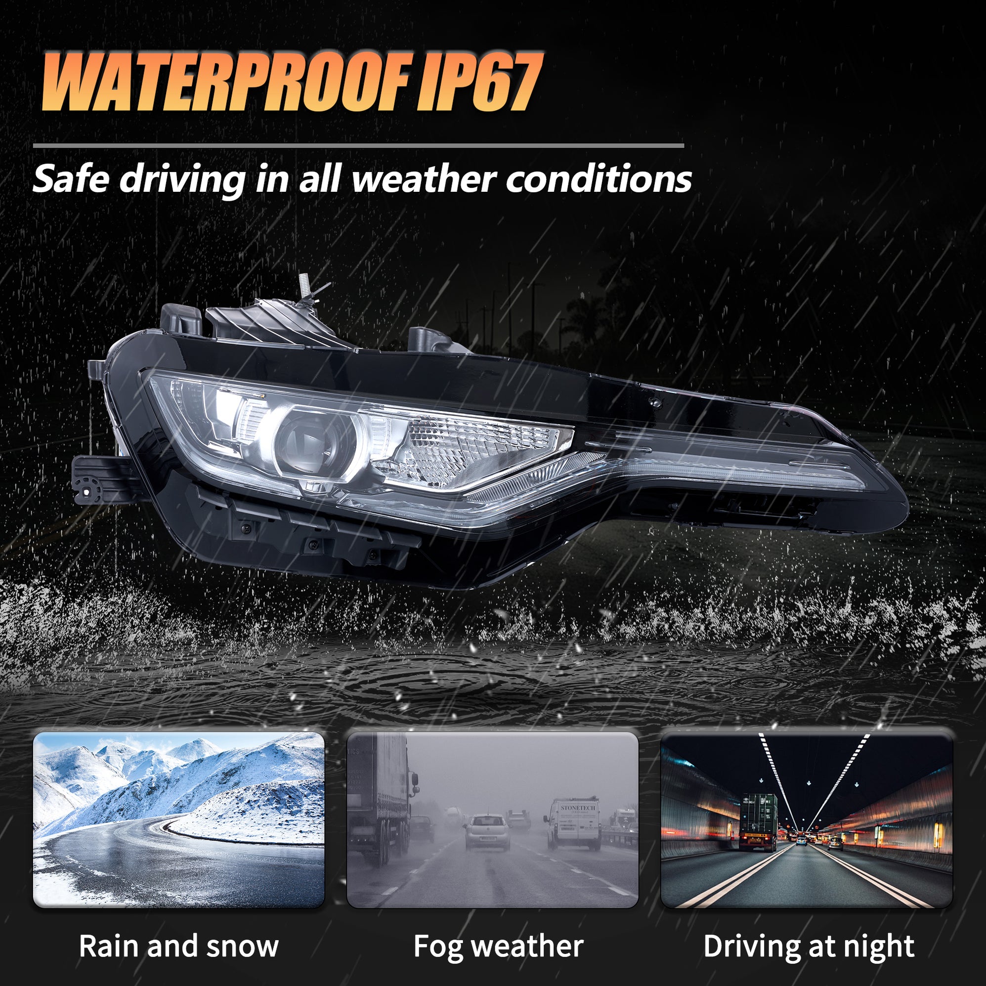 VLAND LED Headlights For Chevrolet Camaro RS/1SS/2SS 2019-2024