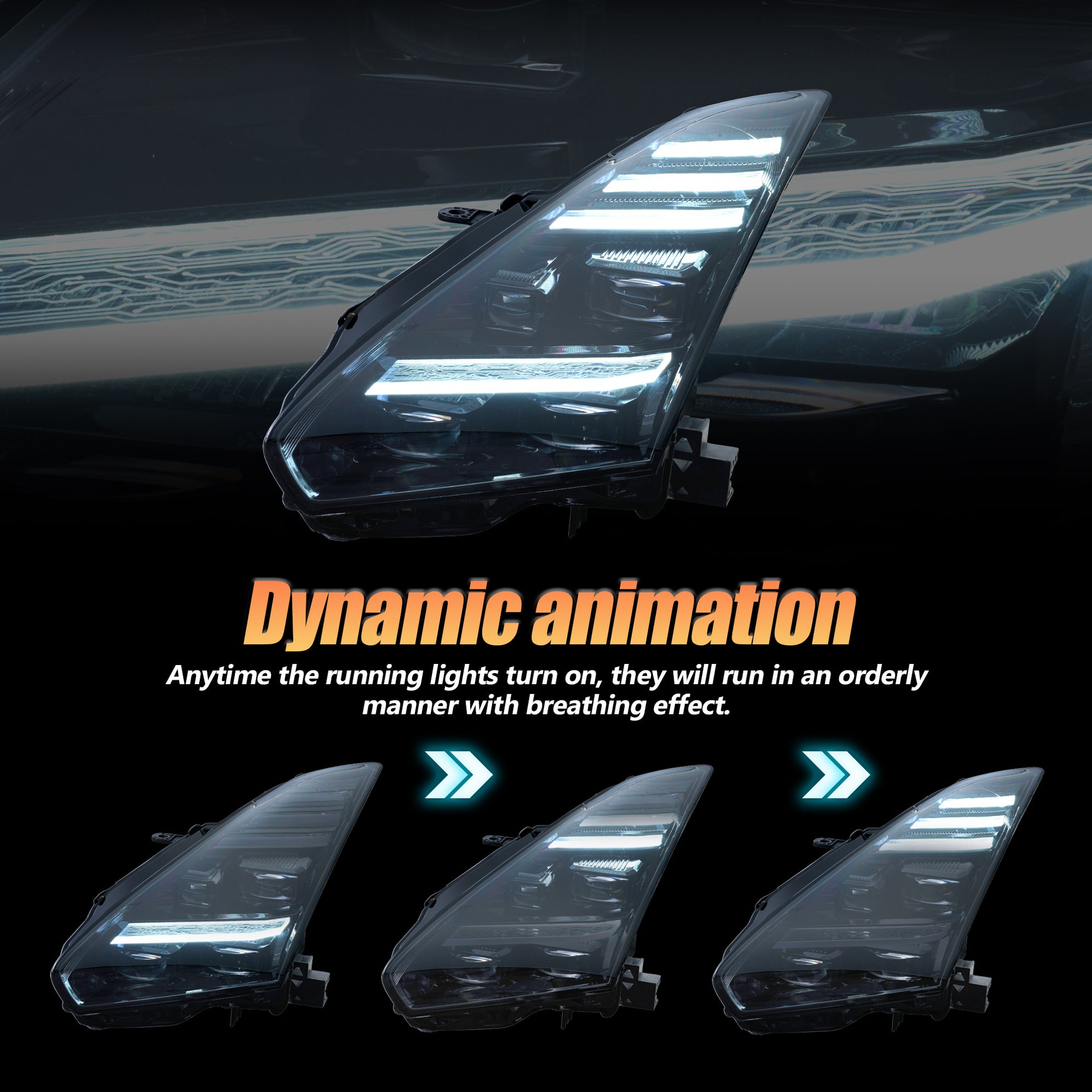 VLAND LED Projector Head Lights For Nissan GTR R35 2008-2023 [DOT.]