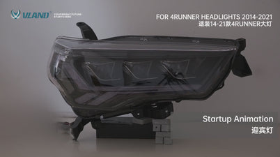 VLAND LED Reflector Headlights For Toyota 4Runner 2014-2023 [DOT.]