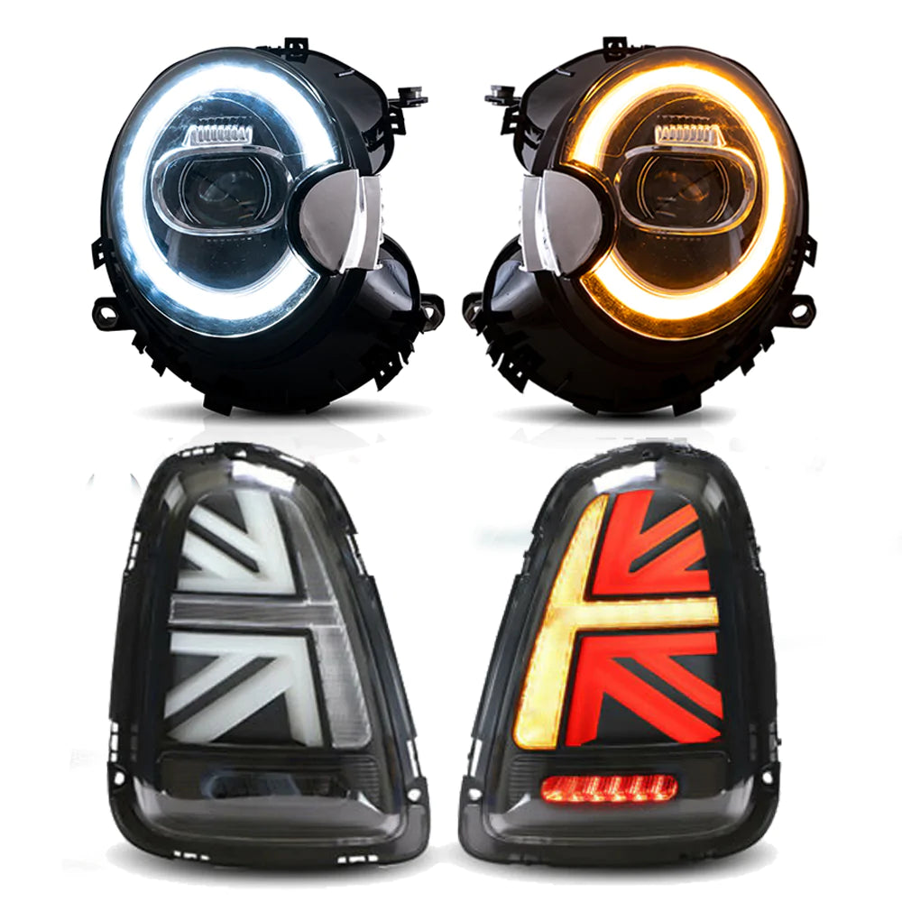 VLAND LED Headlights & Tail Lights For BMW Mini Cooper [Mini Hatch] R56 ...