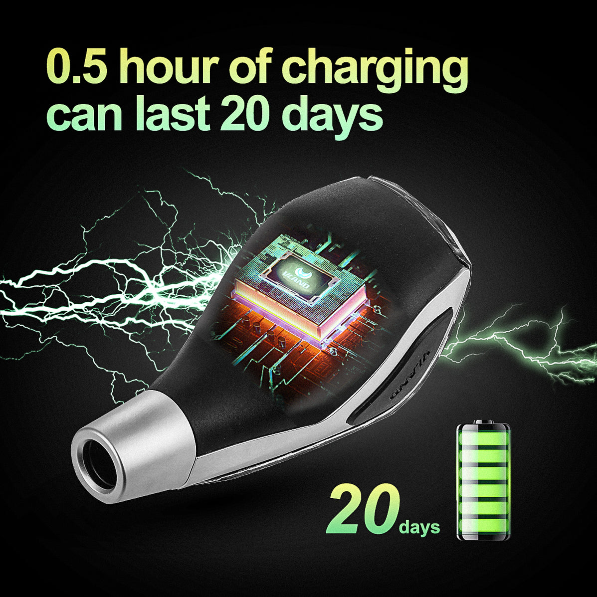 VLAND Universal Crystal Shift Knob Touch Activated LED RGB Lights Fit ...