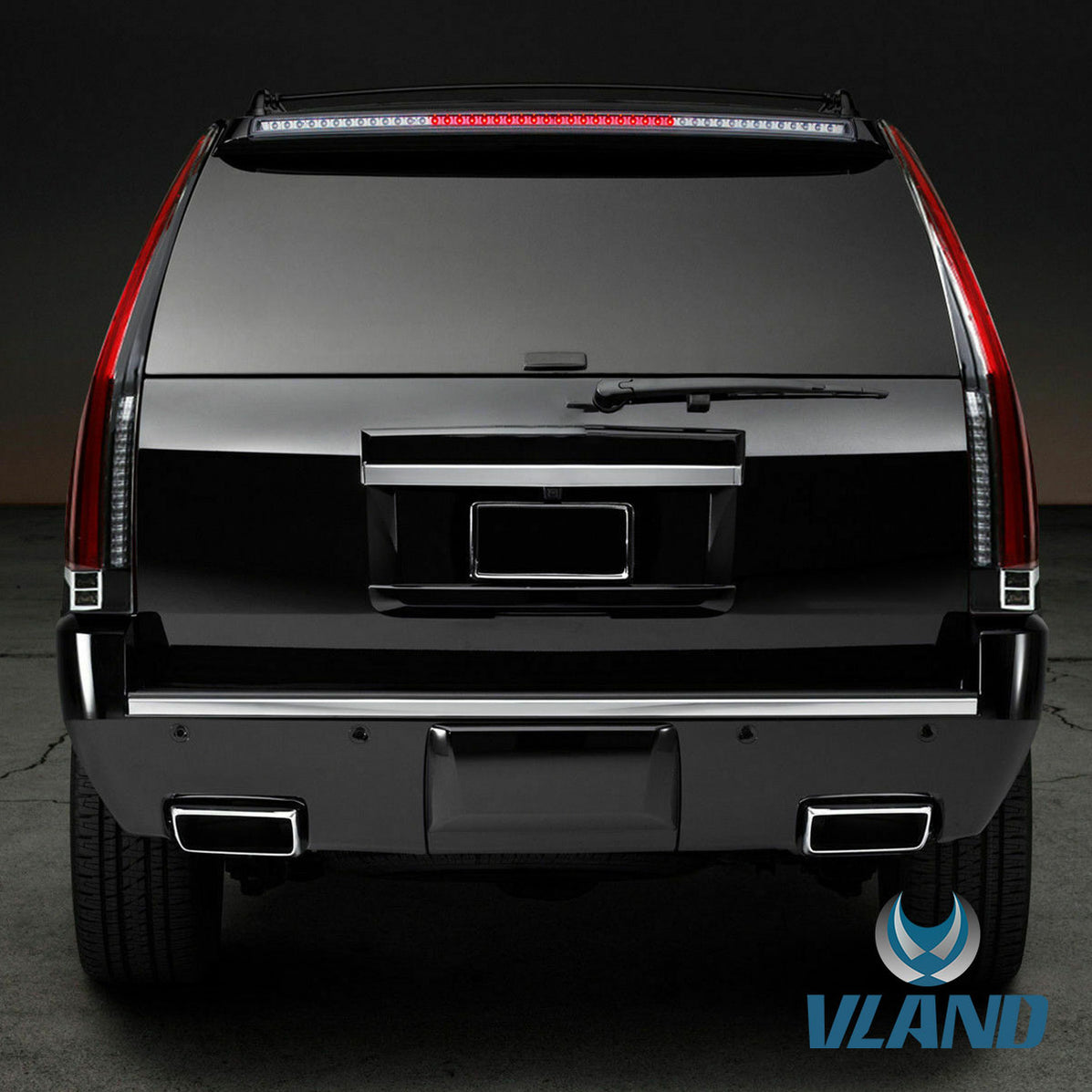 VLAND LED Full Tail Lights For Cadillac Escalade 2007- 2014 3rd Gen SUV ...