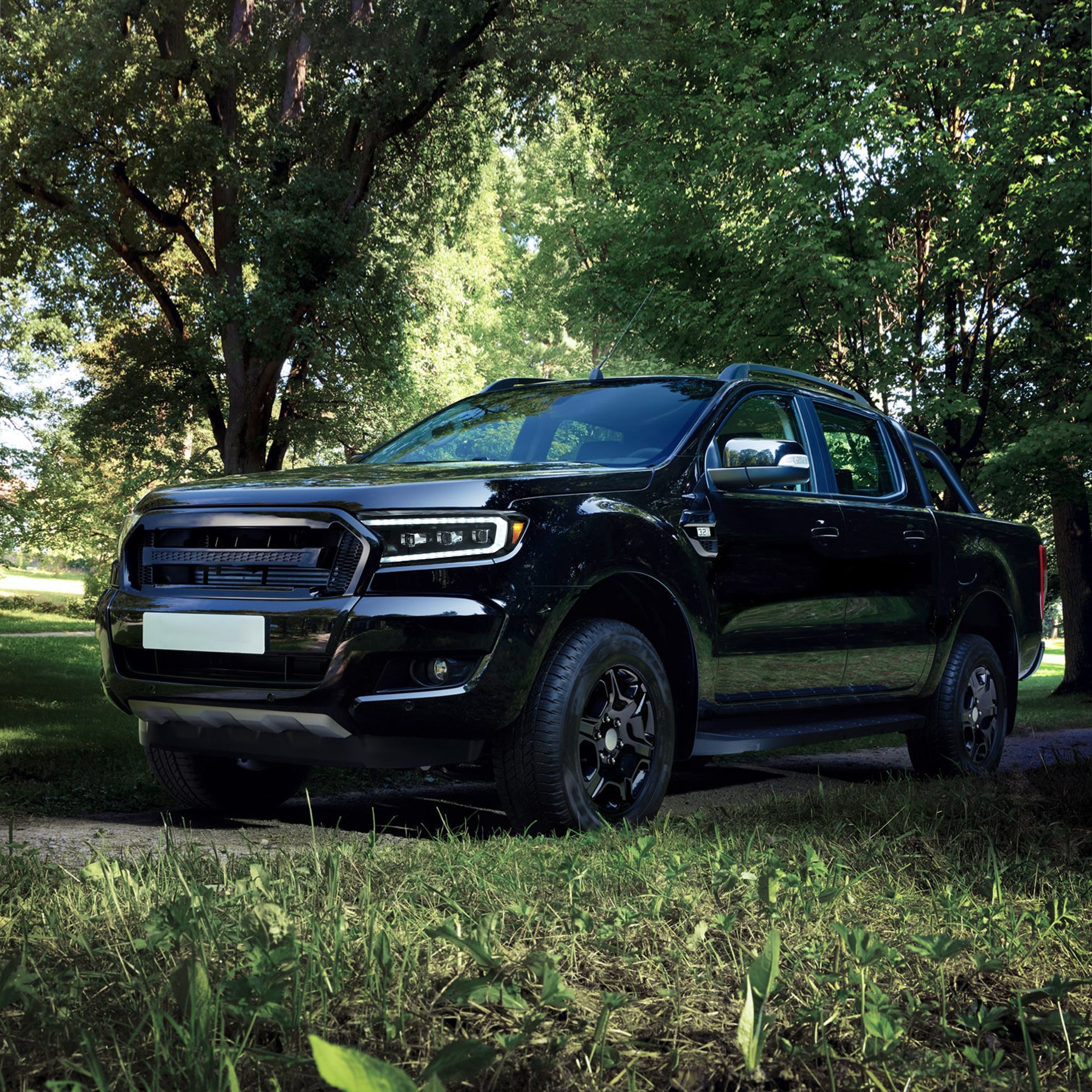 VLAND LED Matrix Projector Headlights For Ford Ranger (T6) Raptor ...