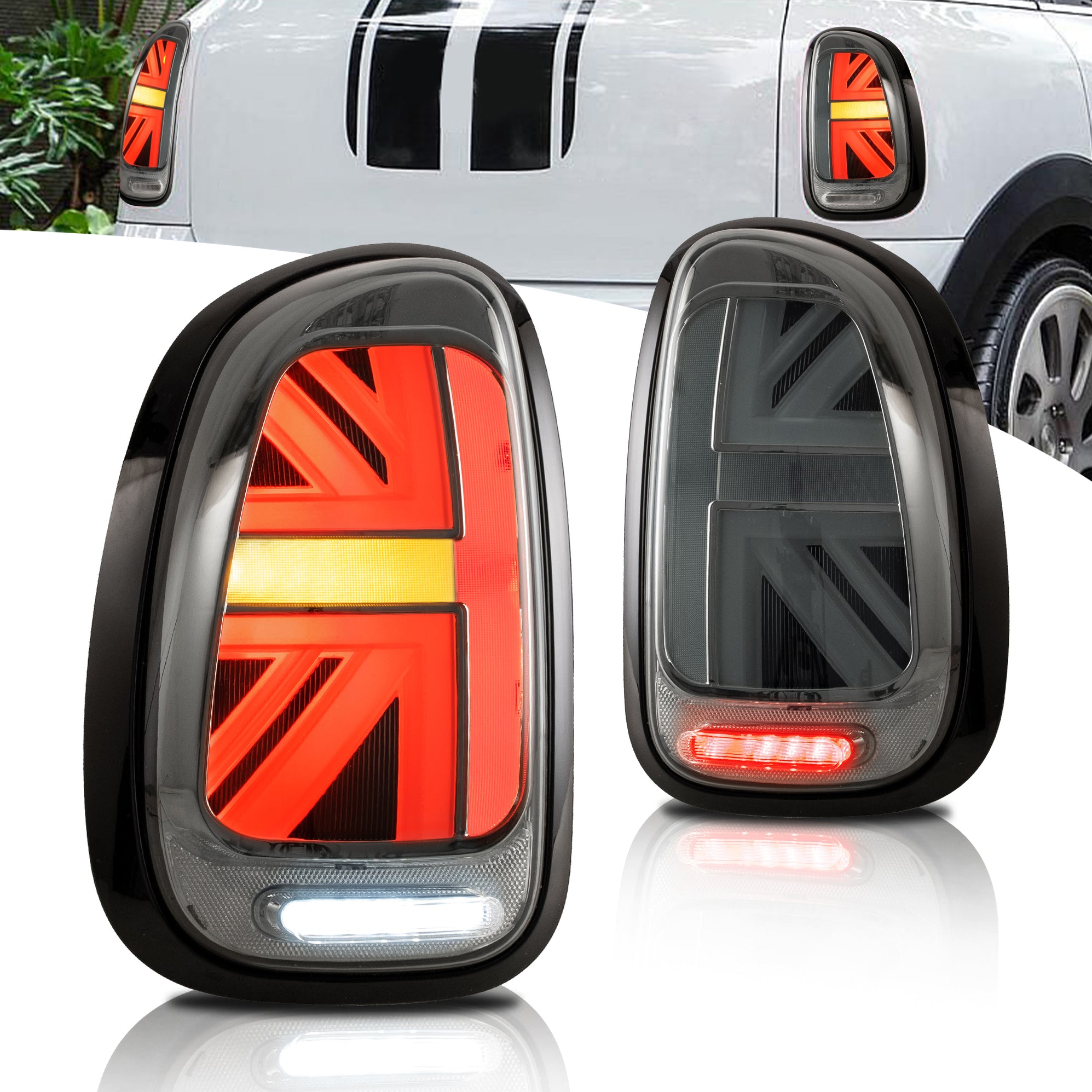 VLAND Full LED Tail Lights For BMW Mini Cooper Countryman R60 2010-2016 ...
