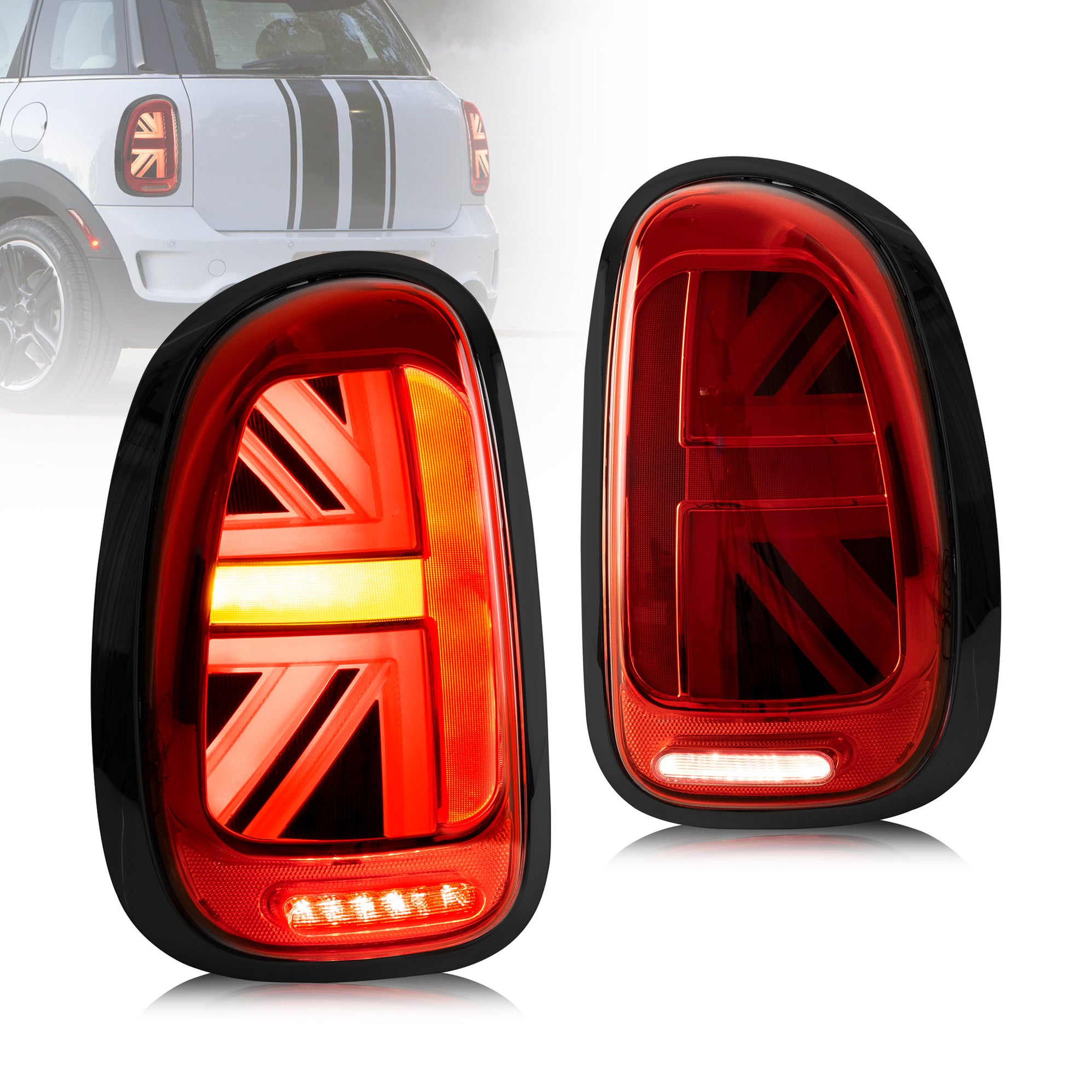 VLAND Full LED Tail Lights For BMW Mini Cooper Countryman R60 2010-2016 ...