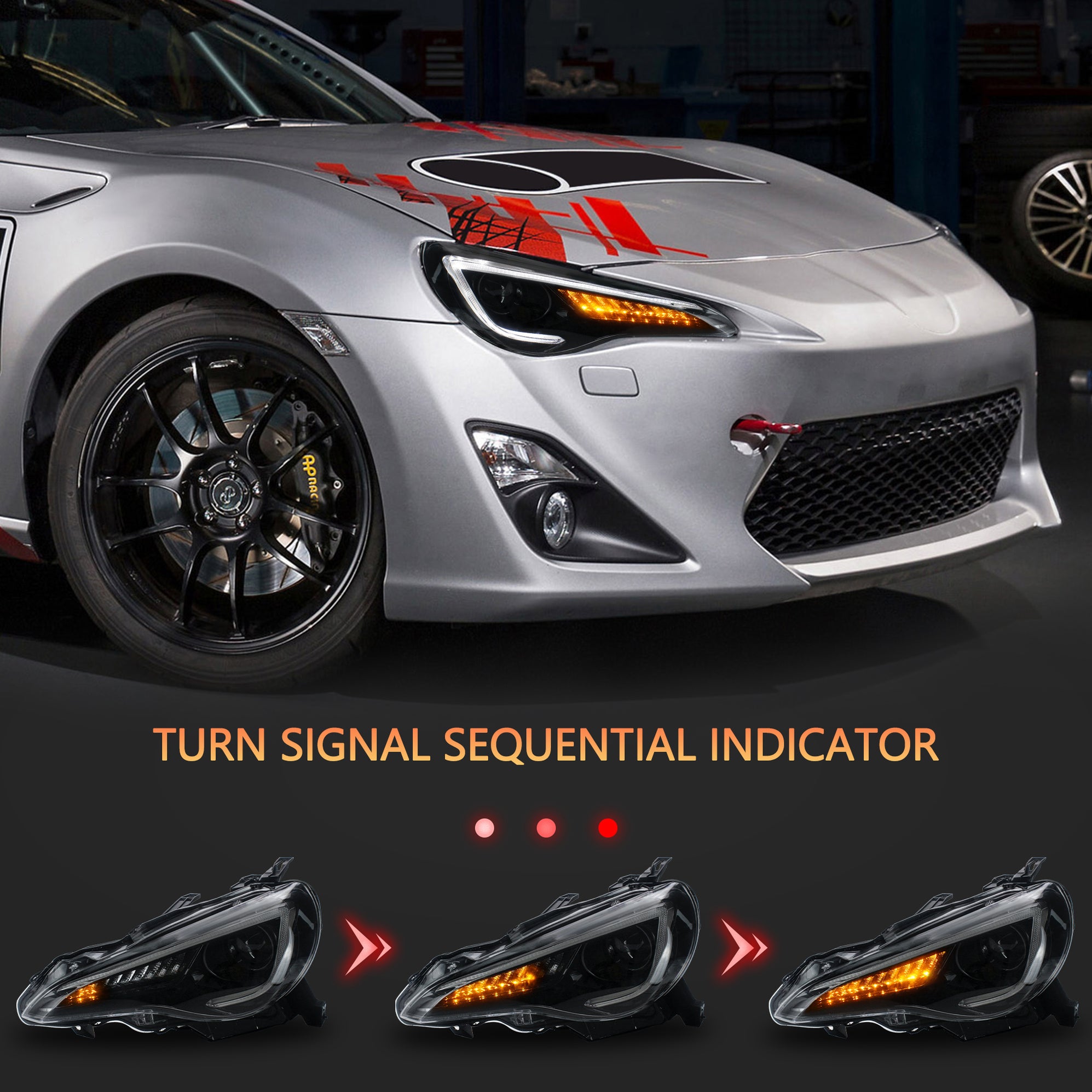 VLAND LED Headlights For Toyota 86/Subaru BRZ/Scion FR-S First Gen ZN6 ...