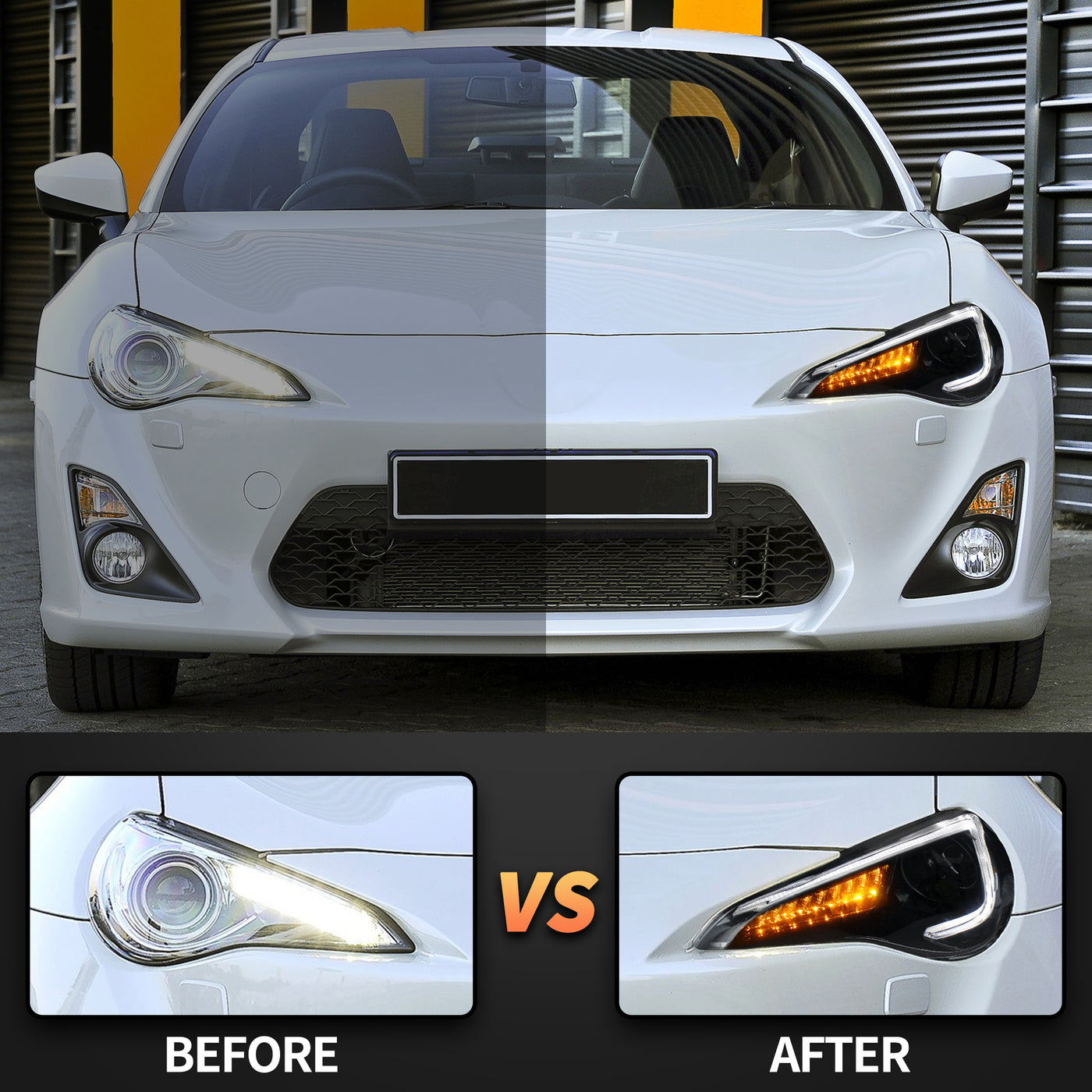 VLAND LED Headlights For Toyota 86/Subaru BRZ/Scion FR-S First Gen ZN6 ...
