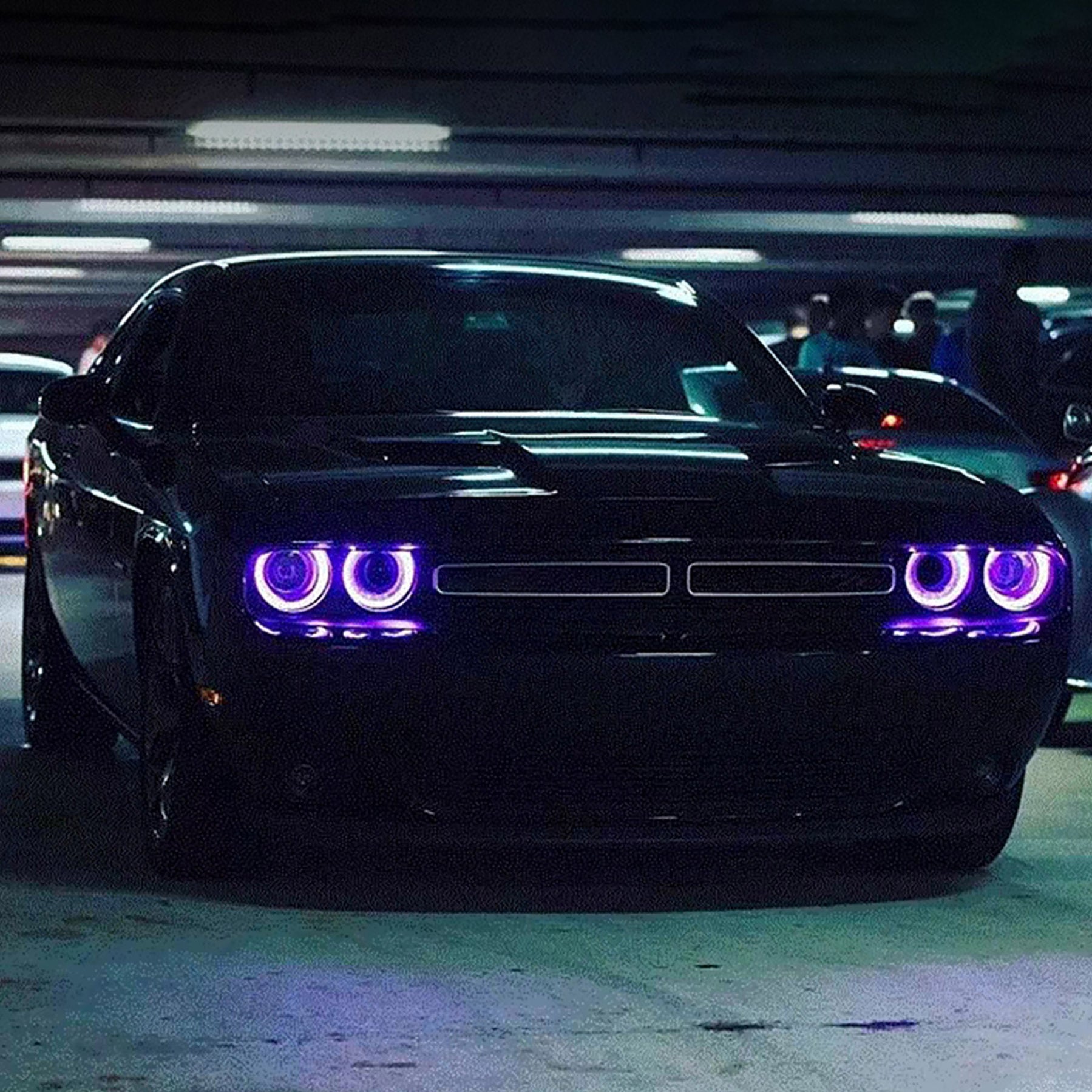 VLAND RGB Headlights For Dodge Challenger 2015-2024 Halogen Models