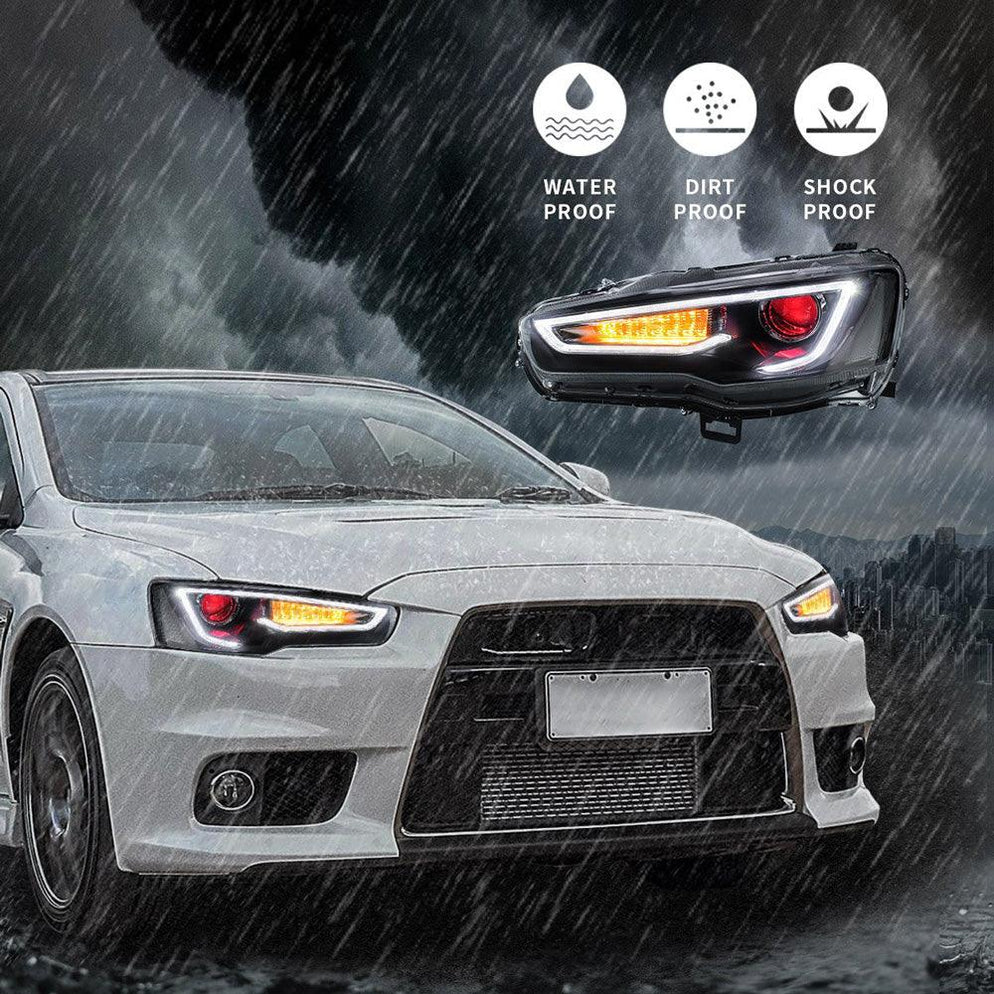 Evo X Vland Headlights