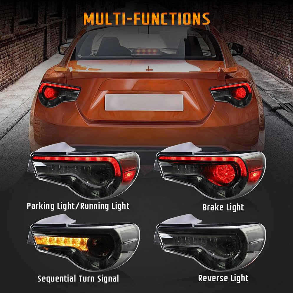 VLAND Headlights & LED Tail Lights For Toyota 86 GT86/Subaru BRZ Scion ...