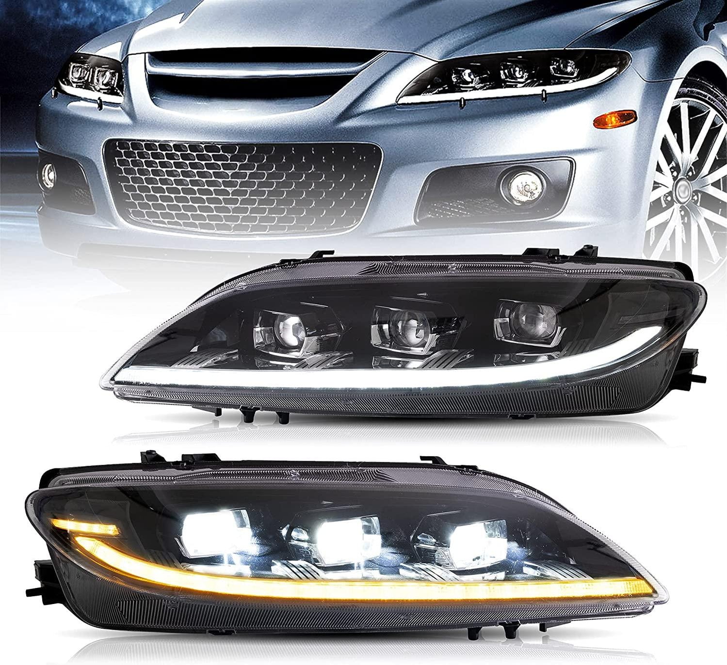 VLAND LED Headlights For Mazda 6 First Generation (GG1) 2002-2008