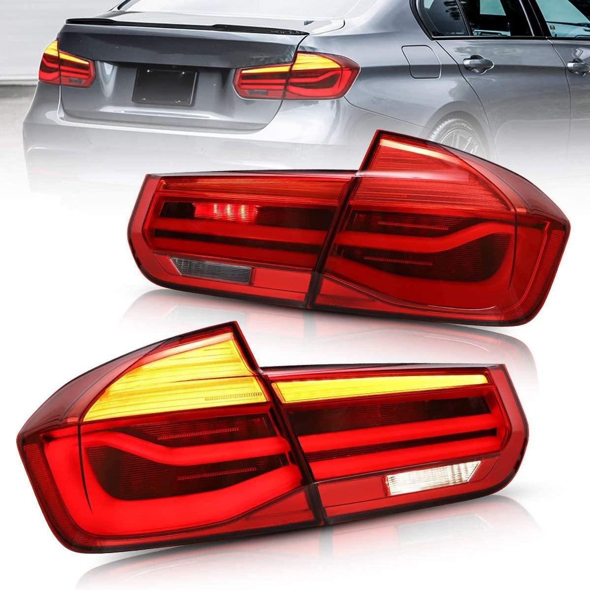 VLAND LED Tail Lights For 2012-2018 BMW 3-Series F30 F80 With ...