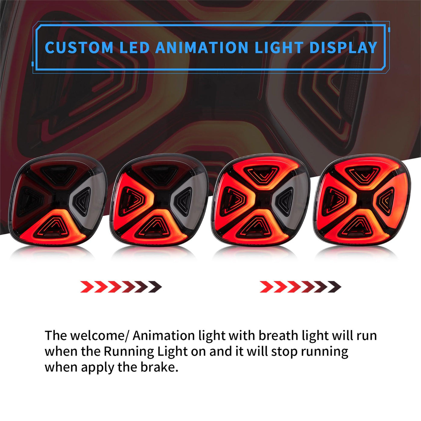 VLAND LED Tail Lights For Mercedes Benz Smart Fortwo / Forfour C453 ...