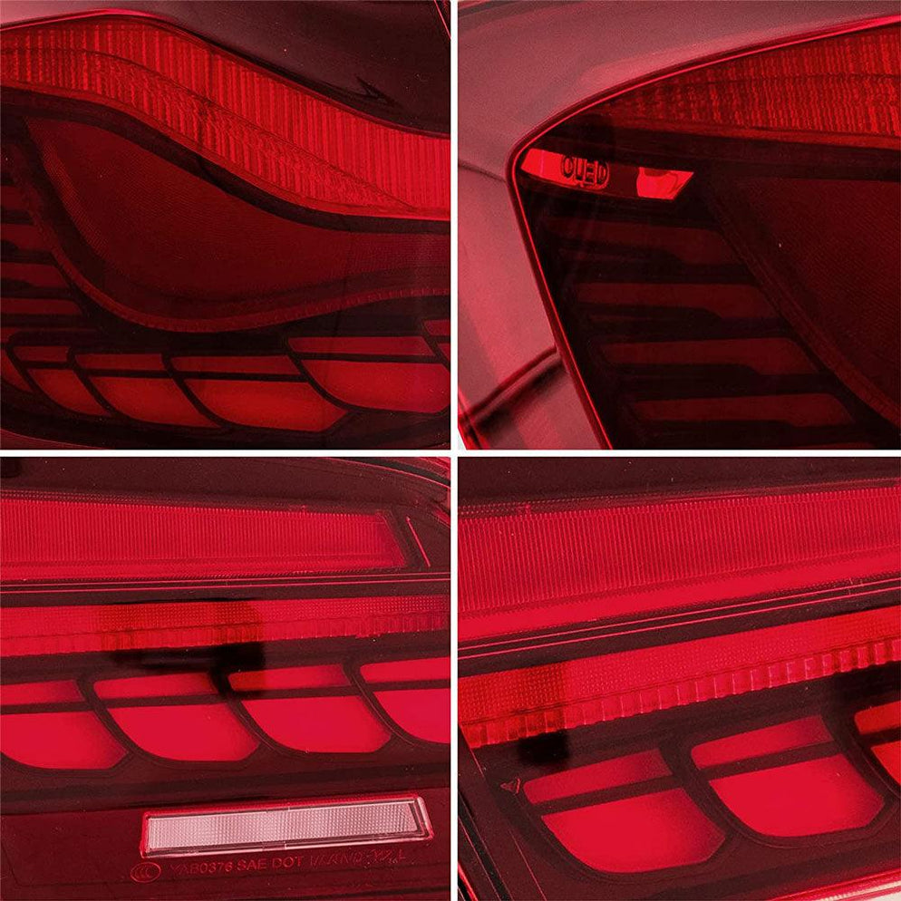 VLAND OLED Tail Lights For BMW 5-Series 2010-2017 F10 F18 6th Gen [E-MARK.]
