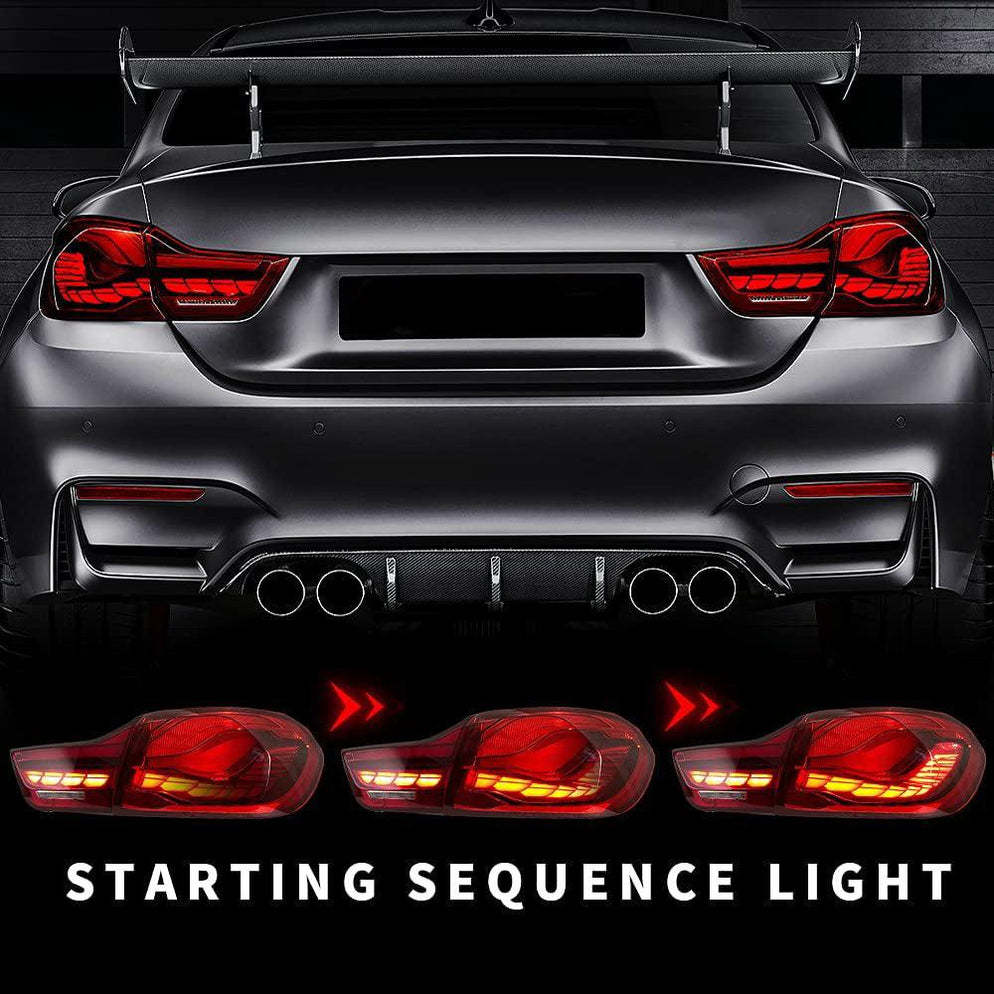 VLAND OLED Tail Lights For BMW M4 GTS F32 F33 F82 F36 F83 4-Series 2013 ...
